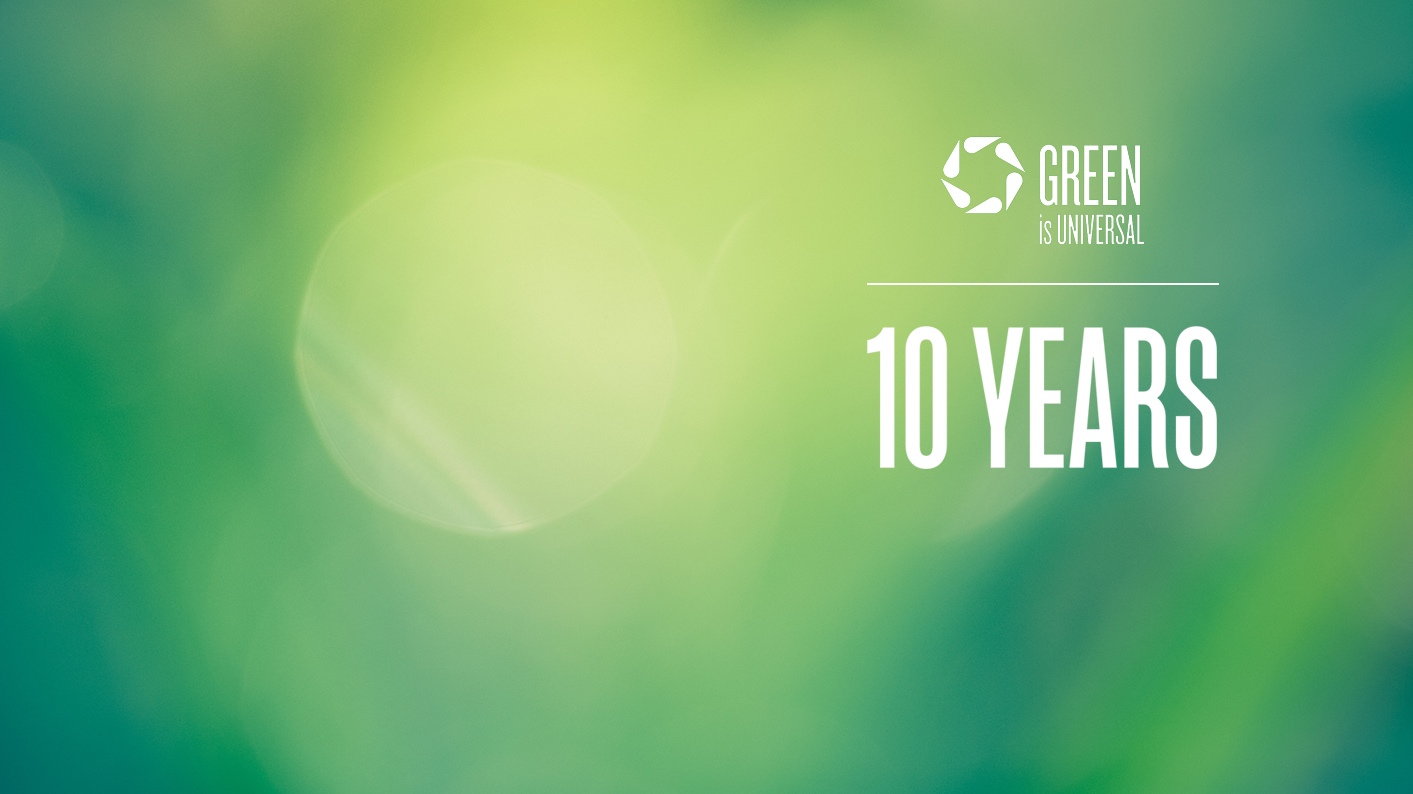 Green Is Universal Logo