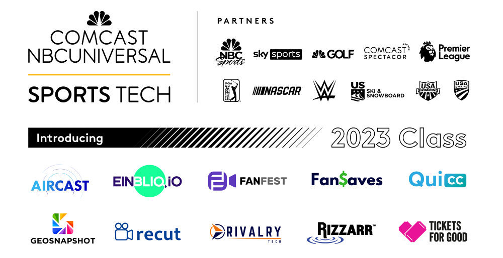 Third Class of Comcast NBCUniversal SportsTech Accelerator Secures 25 ...