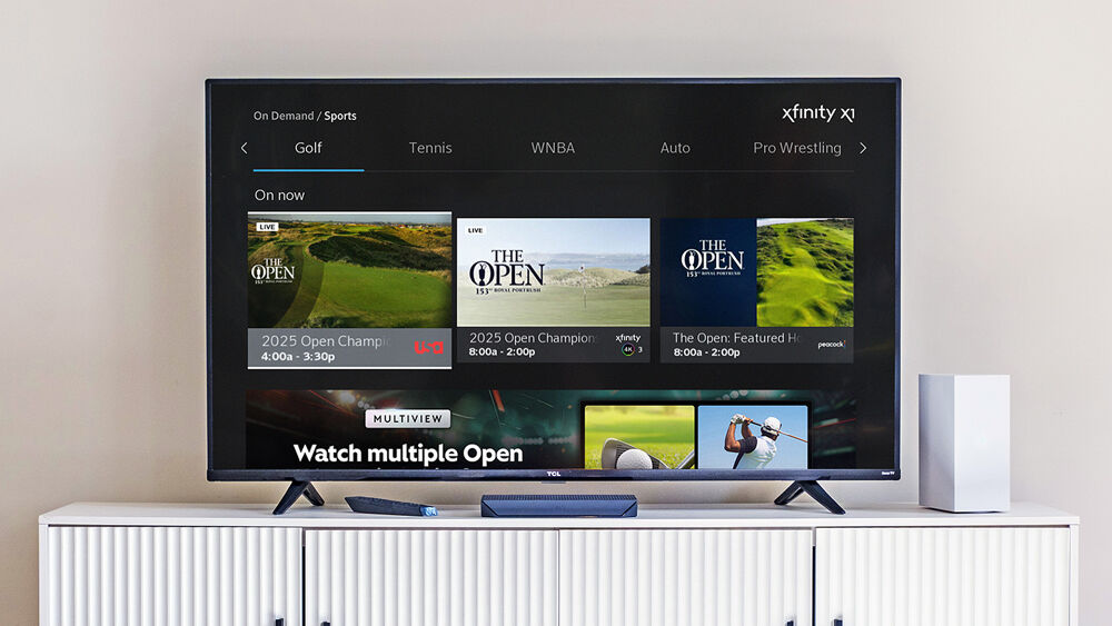 Xfinity Tees Up Multiview On X1 For The Open Championship