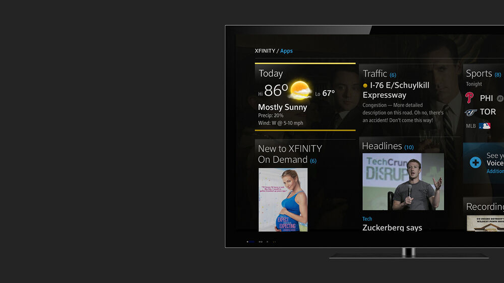 Comcast Launches Personalized Dashboard
